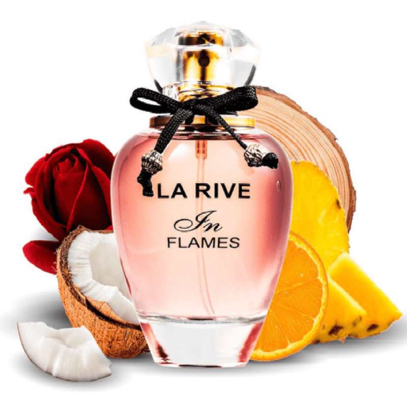 Gel Niche Perfume In Flames La Rive Feminino Eau De Parfum 90ml